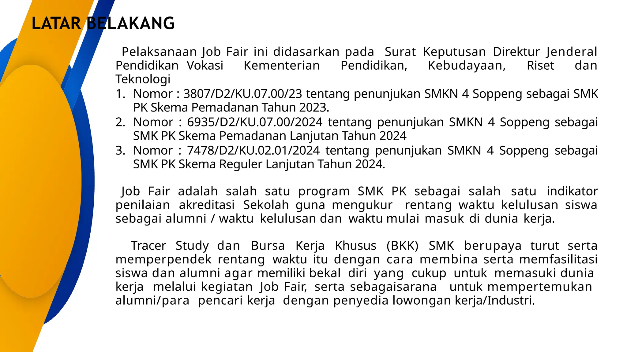 PROPOSAL JOB FAIR UPT SMKN 4 Soppeng 2024pptx | PPTX