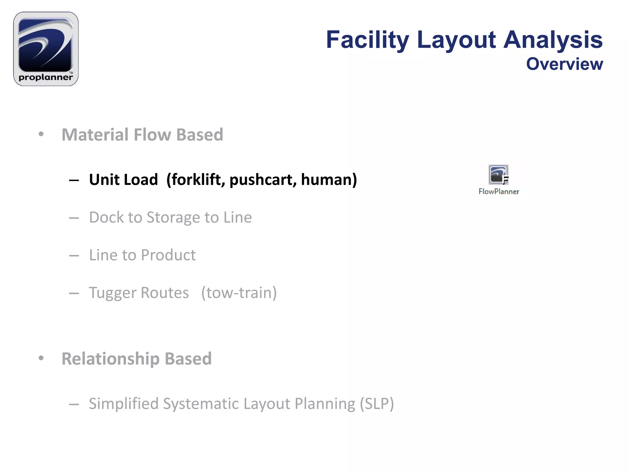 Proplanner - AutoCAD Based Facility Layout Analysis & Improvement | PDF