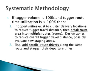 Tugger Route Generation - Flow Planner - Dr. Dave Sly | PDF