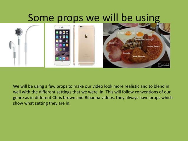 Prop list and costumes | PPTX