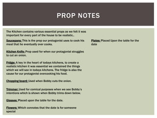 Prop notes | PPTX | Interior Decorating | Home & Garden