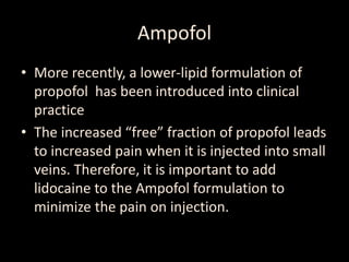 Propofol | PPTX