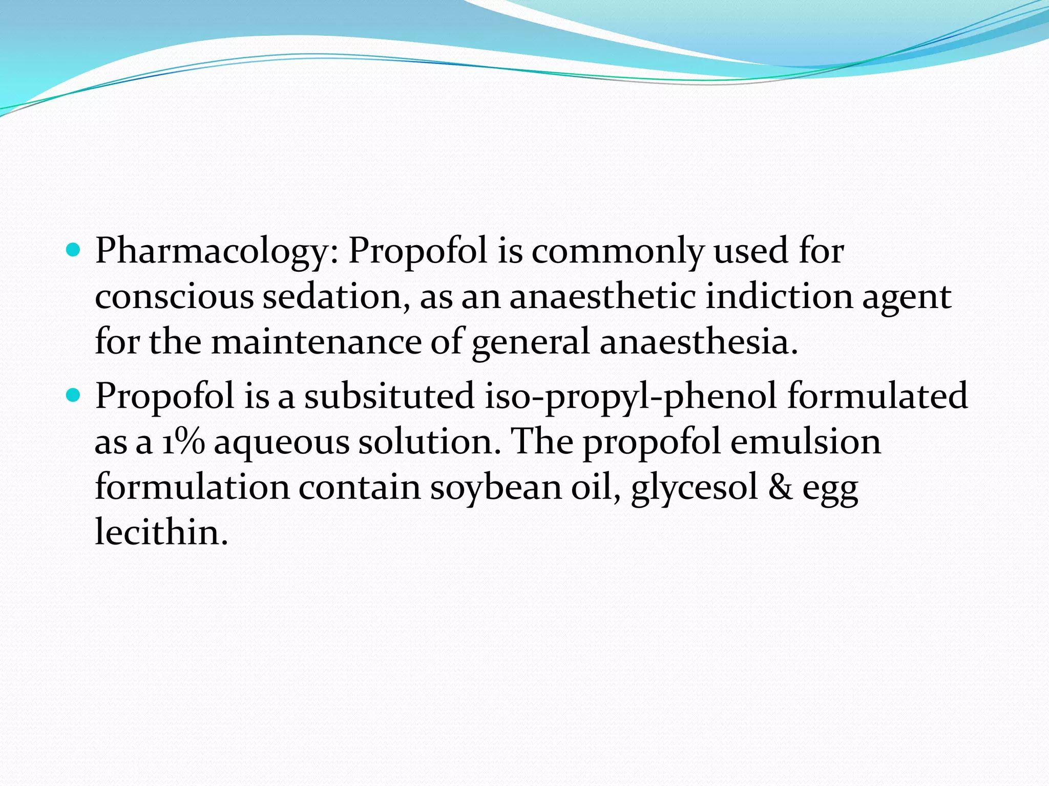 Propofol | PDF