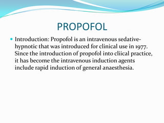 Propofol | PPT