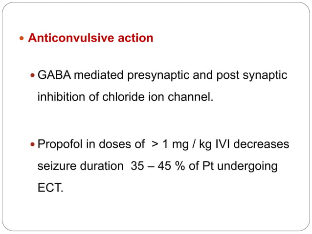 Propofol - pharmacology, MOA USES, SIDE EFFECTS | PPTX