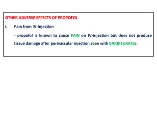 Propofol anesthetics | PPTX