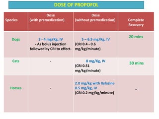 Propofol anesthetics | PPTX