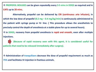 Propofol anesthetics | PPTX