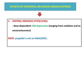 Propofol anesthetics | PPTX