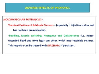 Propofol anesthetics | PPTX