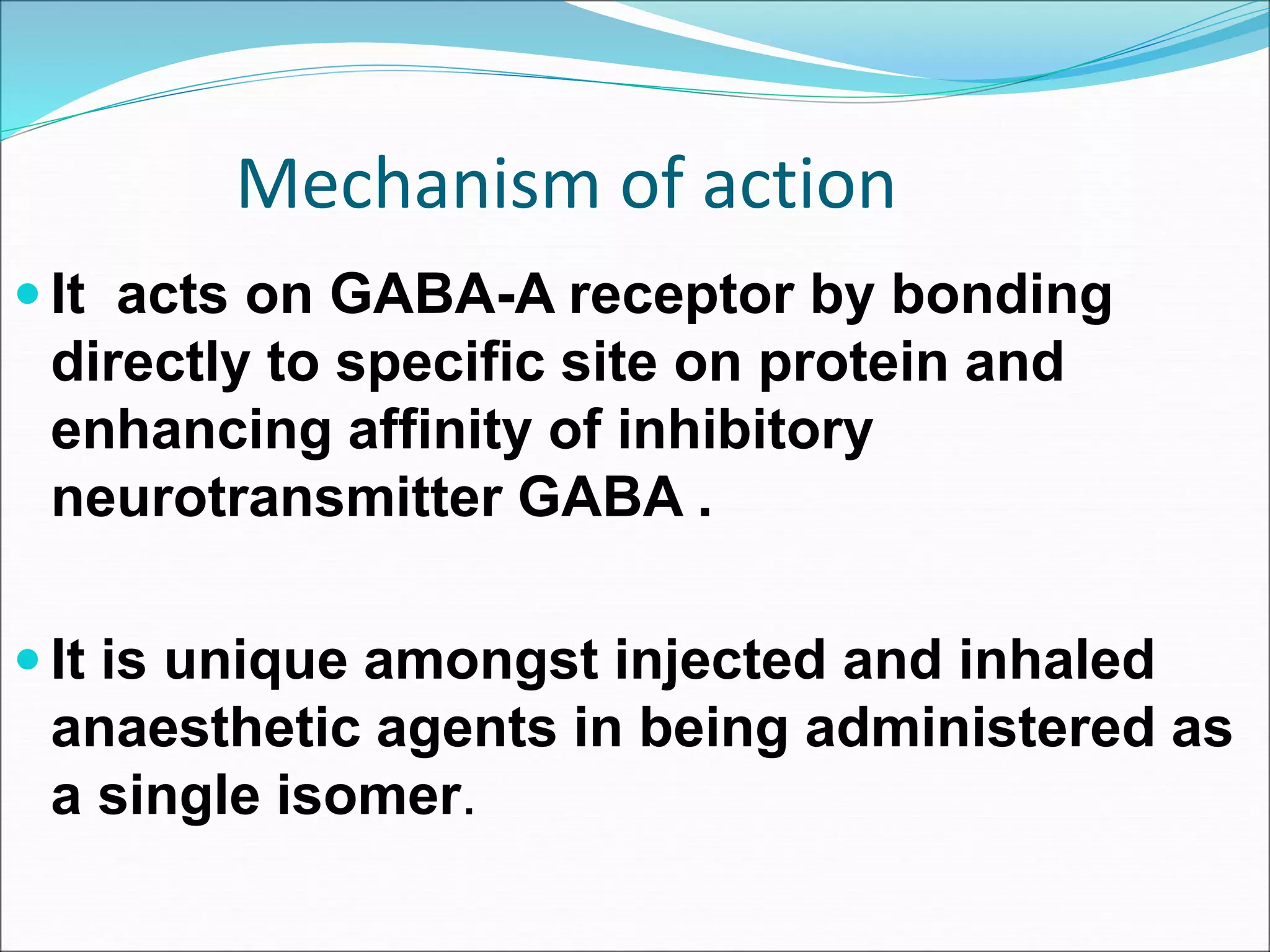 Propofol & Etomidate - pharmacology and its use | PPT