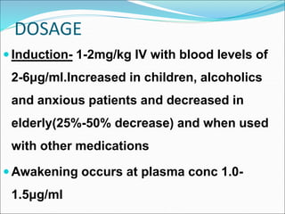 Propofol & Etomidate - pharmacology and its use | PPT