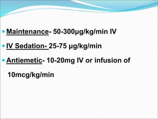 Propofol & Etomidate - pharmacology and its use | PPT