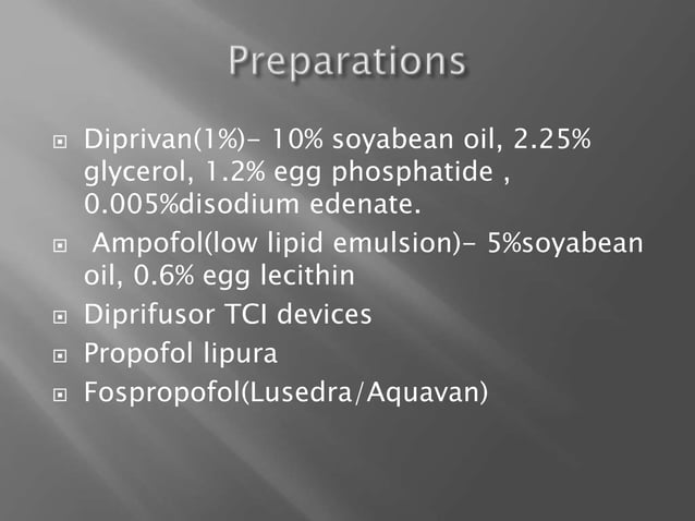 Propofol ppt nandini | PPTX | Heart and Cardiovascular Diseases | Diseases and Conditions