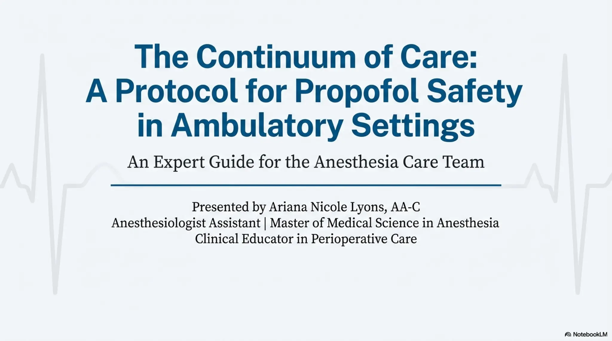 What Are the Essential Safety Protocols for Propofol Administration in ...