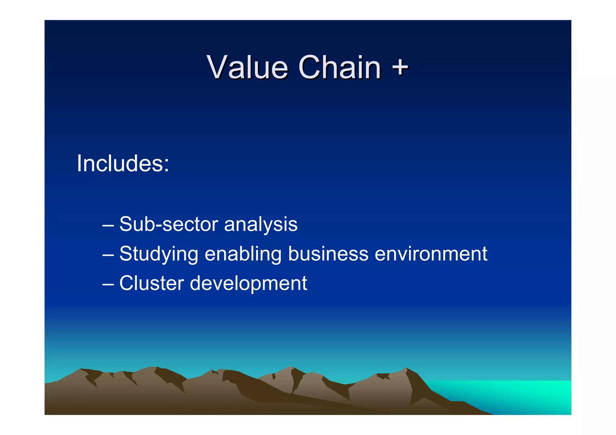 Pro Poor Value Chain Development 121007 | PDF