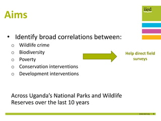 Pro-poor wildlife crime research workshop: national level analysis | PPT
