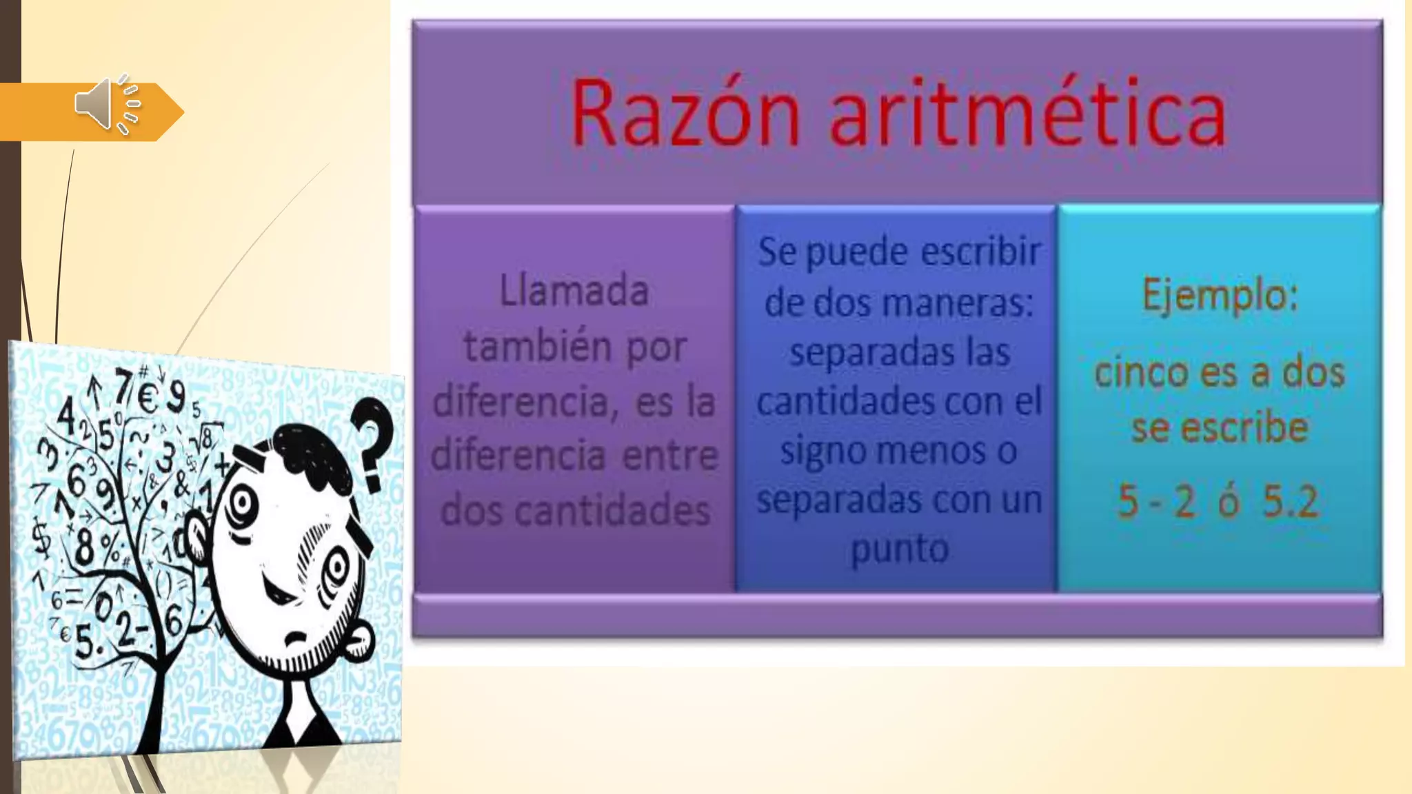 RAZÓN, PROPORCIÓN ARITMÉTICA Y PROPORCIÓN DIRECTA | PPT