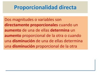 Proporcionalidad | PPTX