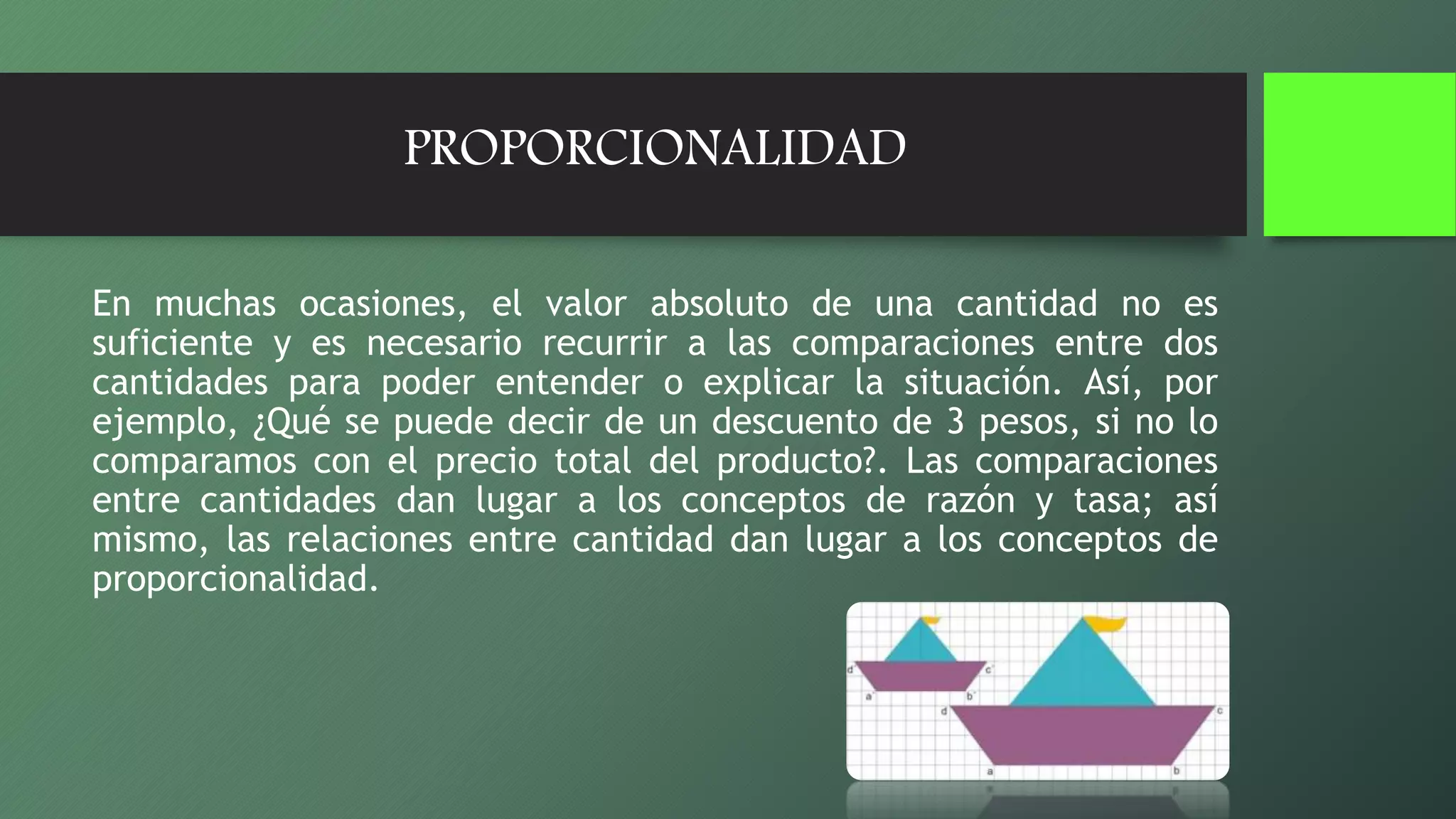 Proporcionalidad y-cuarta-proporcional | PPT