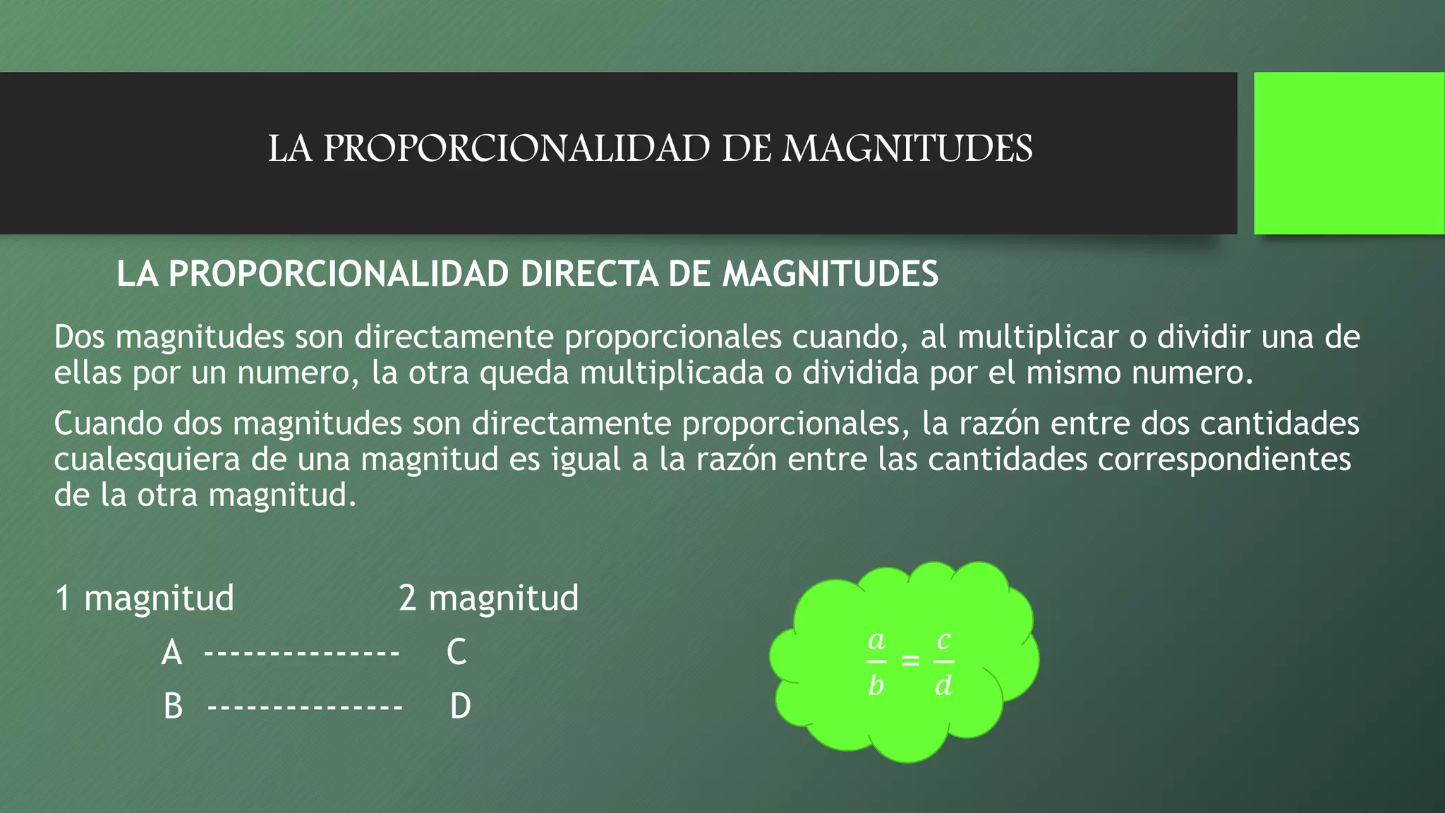 Proporcionalidad y-cuarta-proporcional | PPT