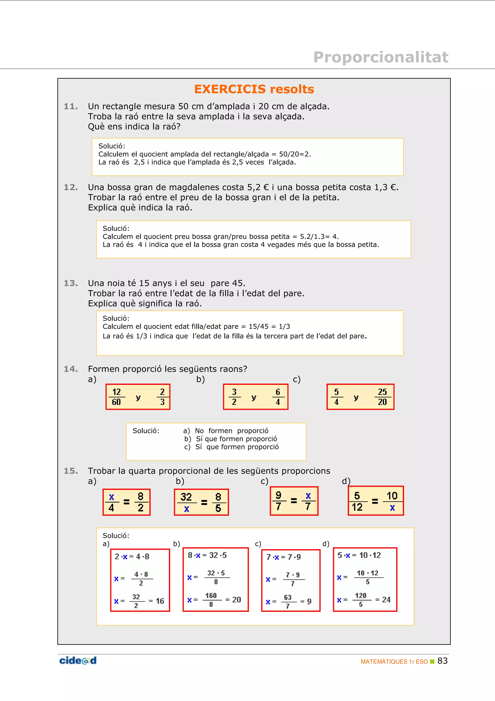 Proporcionalitat i percentatges | PDF