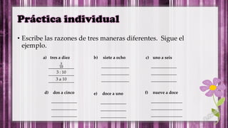 Razones, proporciones y tasas unitarias | PDF