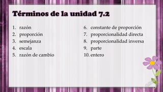 Razones, proporciones y tasas unitarias | PDF