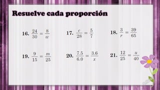 Razones, proporciones y tasas unitarias | PDF