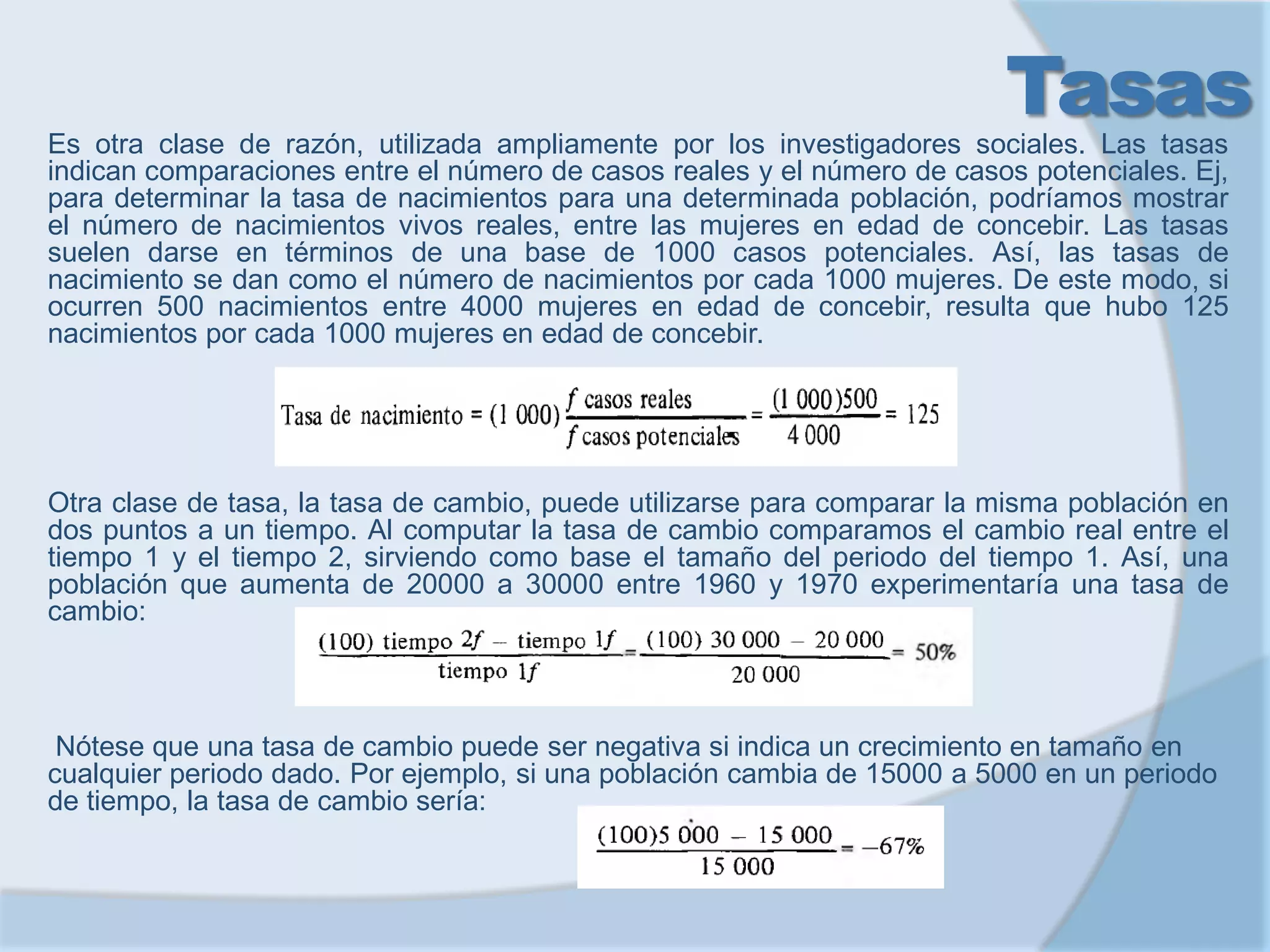 Proporciones porcentajes razones y tasas | PDF