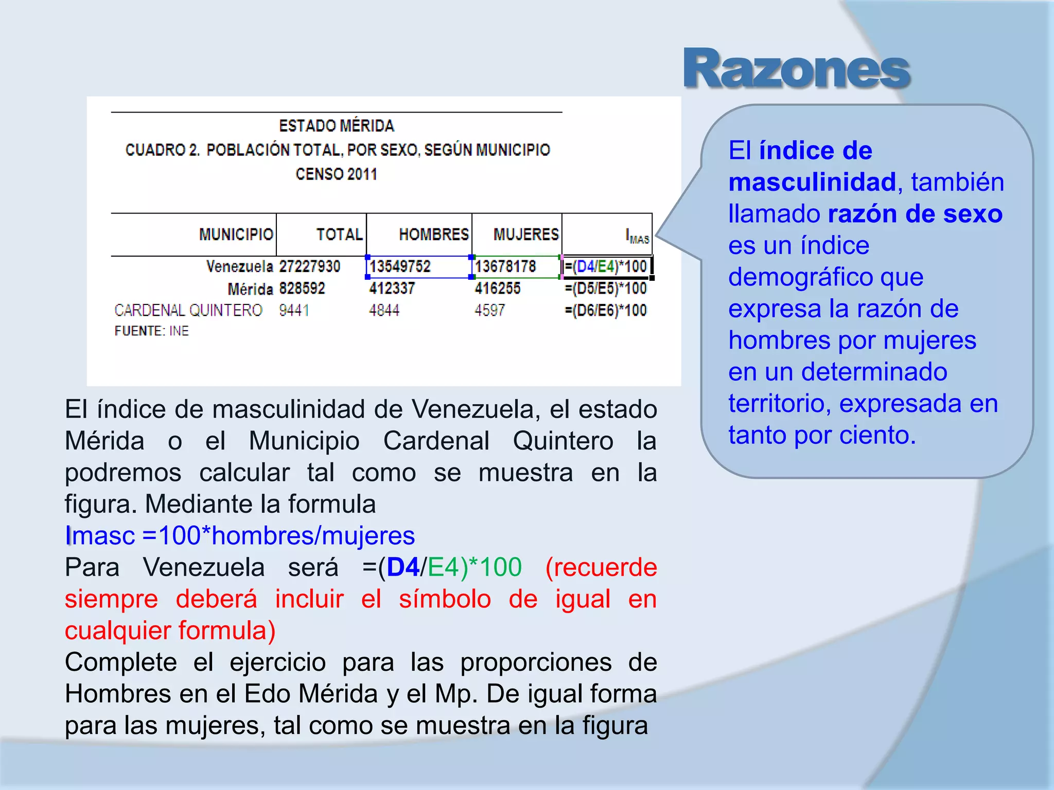 Proporciones porcentajes razones y tasas | PDF