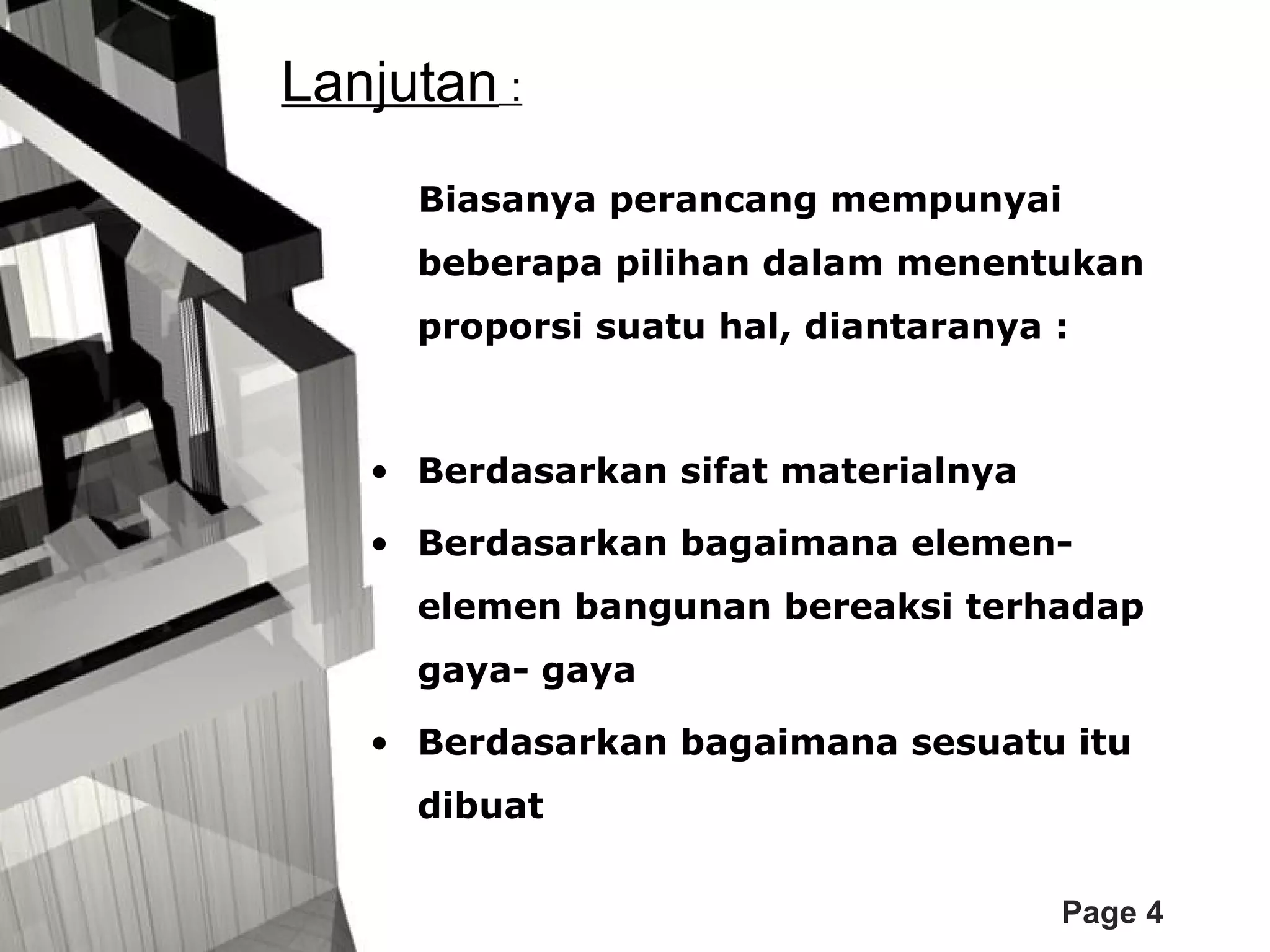 Proporsi dalam arsitektur | PPT