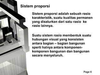 Proporsi dalam arsitektur | PPT