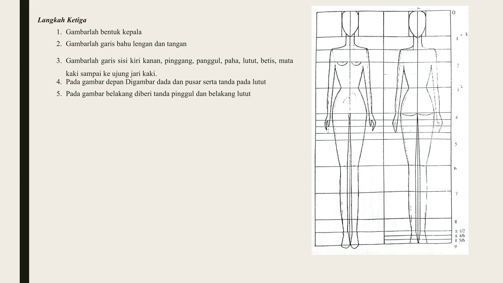 menggambar proporsi tubuh pria dan wanita | PPTX