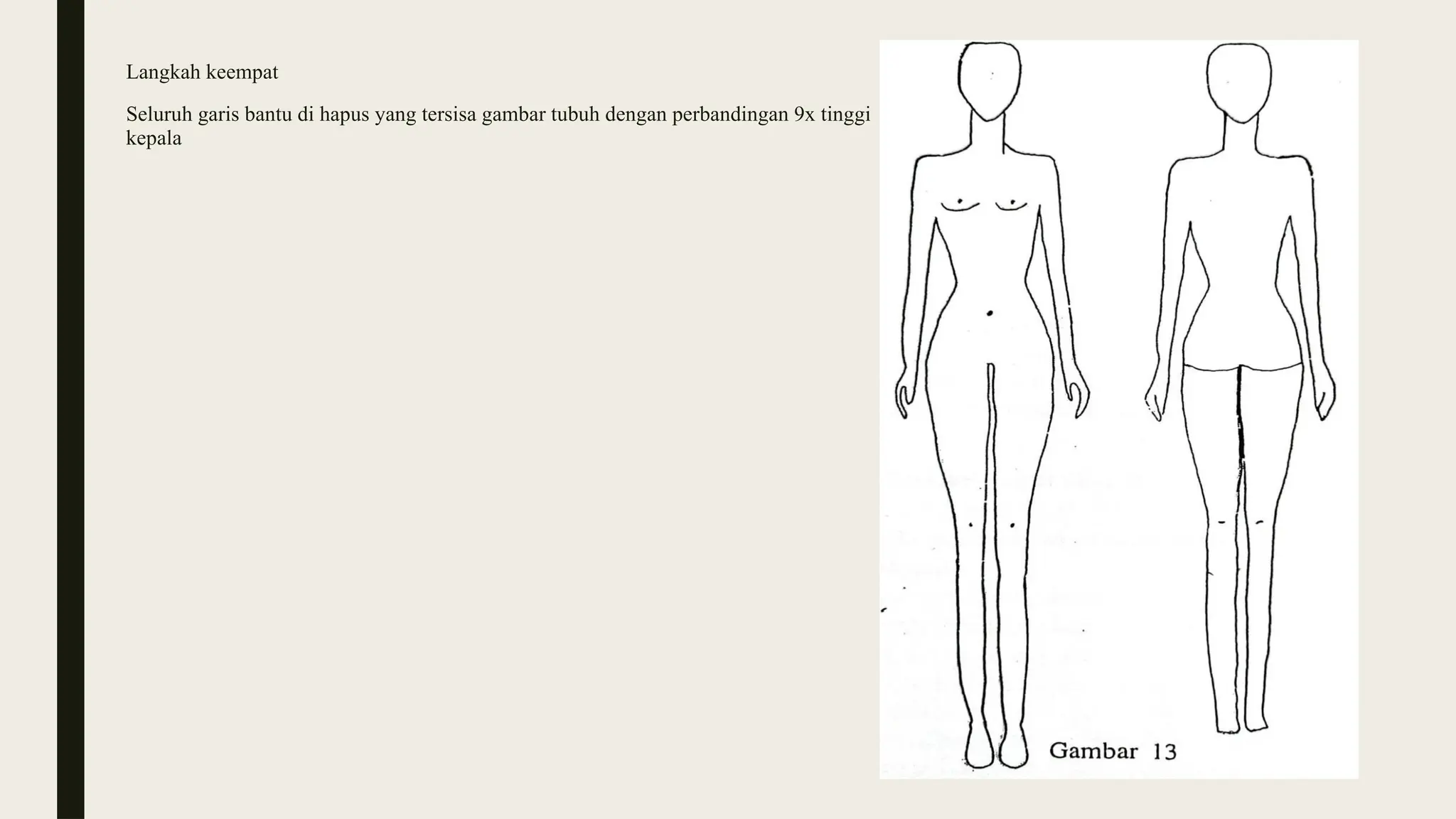 menggambar proporsi tubuh pria dan wanita | PPTX