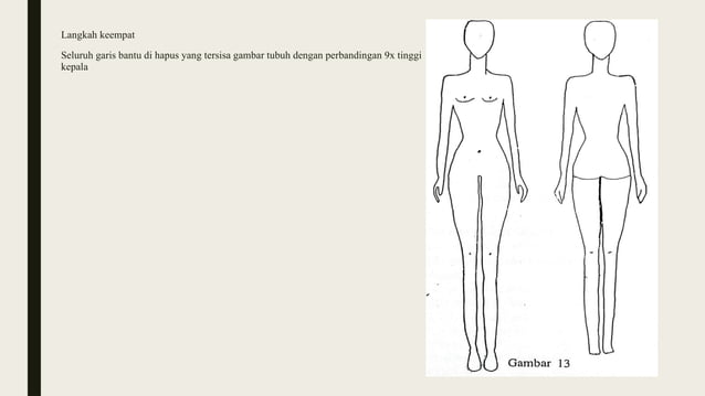 menggambar proporsi tubuh pria dan wanita | PPTX