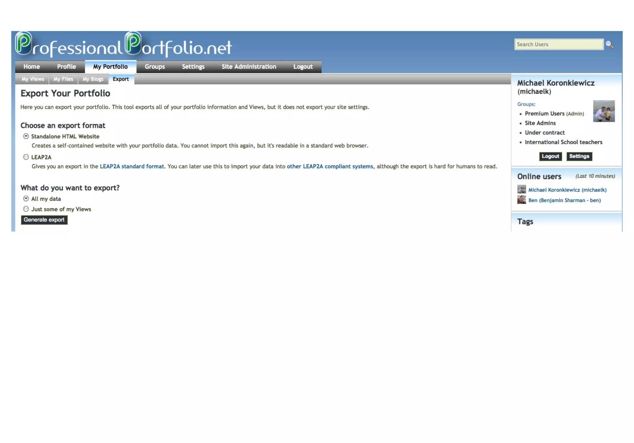 Professional Portfolio | ODP