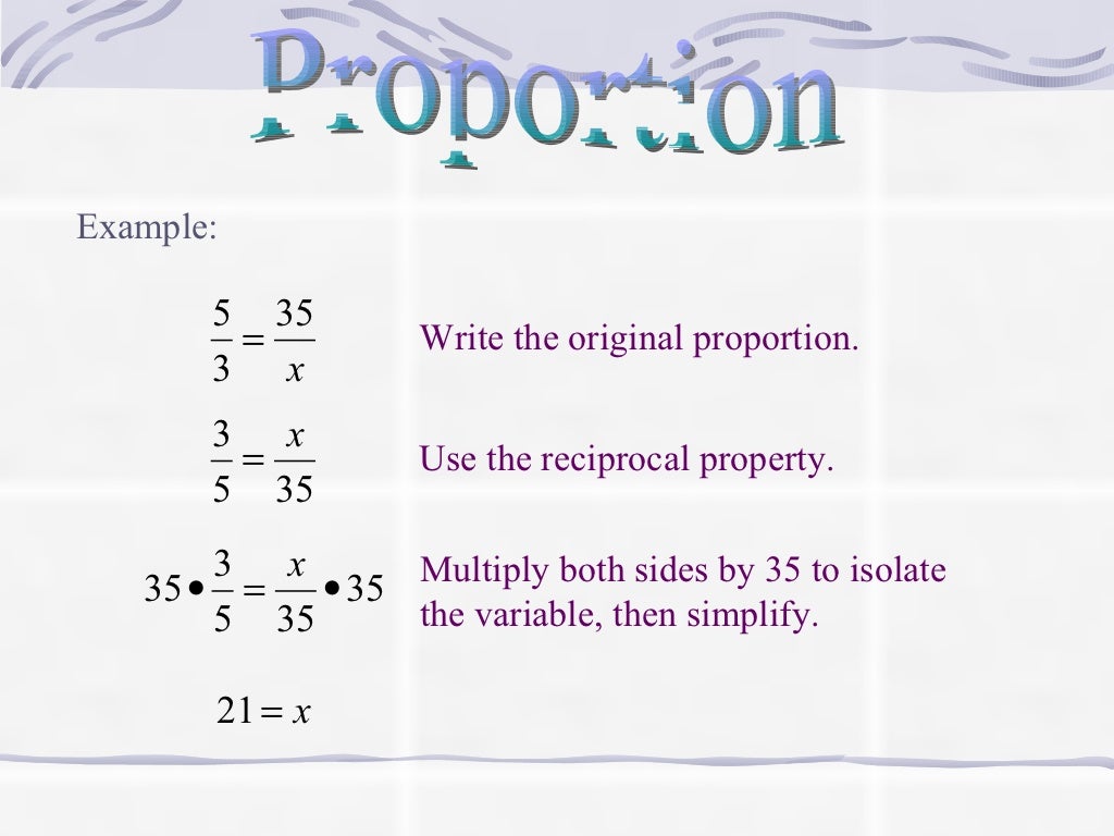Proportion proportion