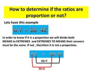 Proportion and how to solve problems in ratio | PPTX