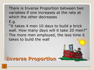 Grade 8 Direct and Inverse proportion.ppt