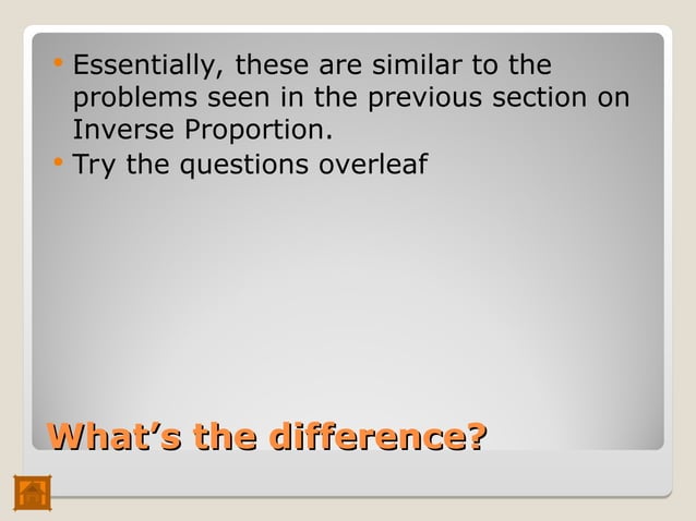 Grade 8 Direct and Inverse proportion.ppt | Physics | Science