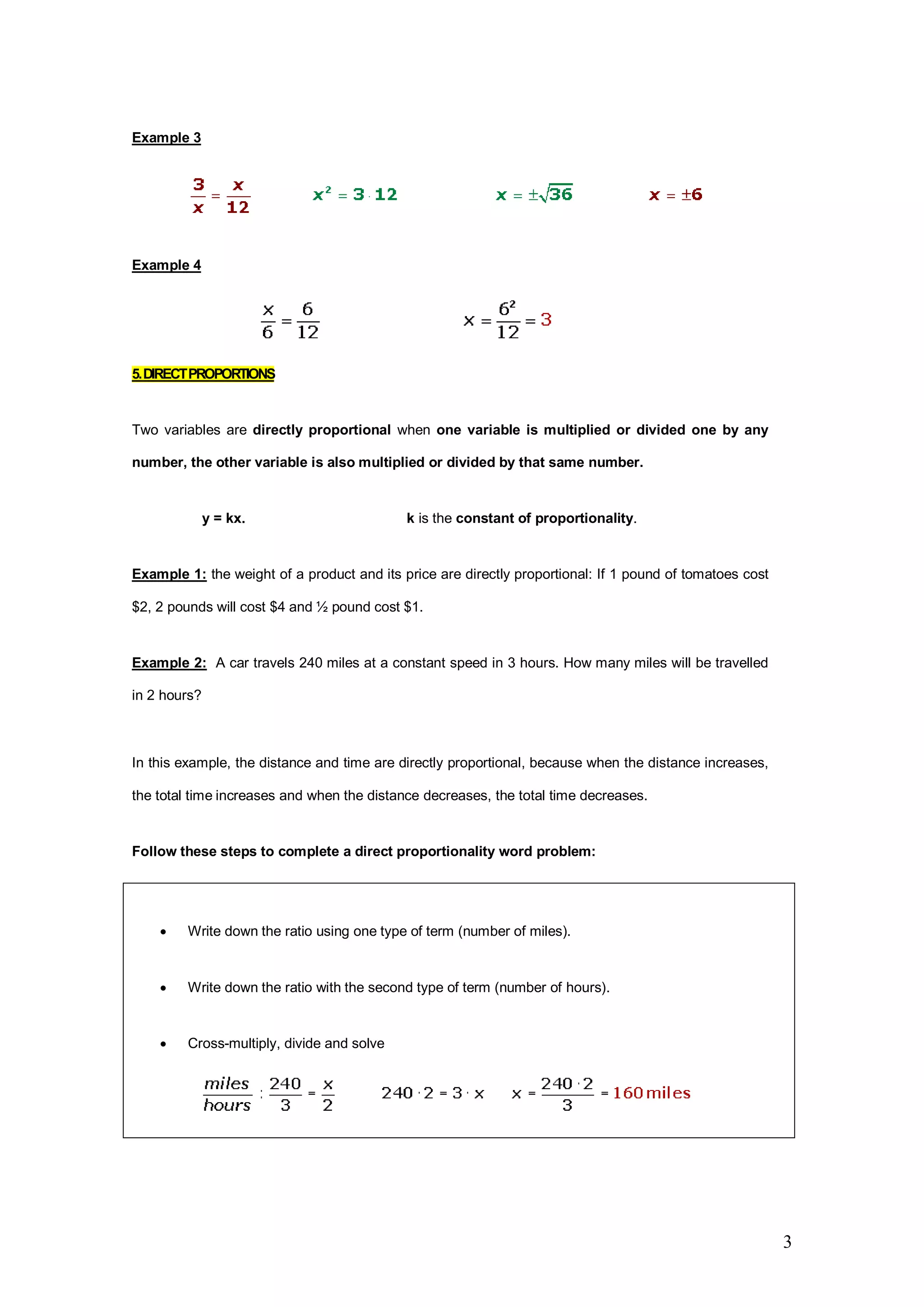 Proportionality and percentage | PDF