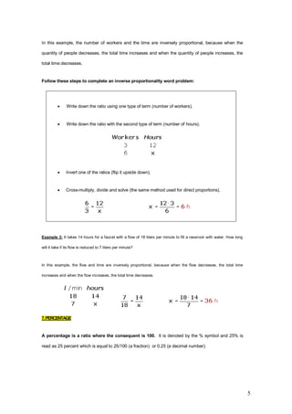 Proportionality and percentage | PDF
