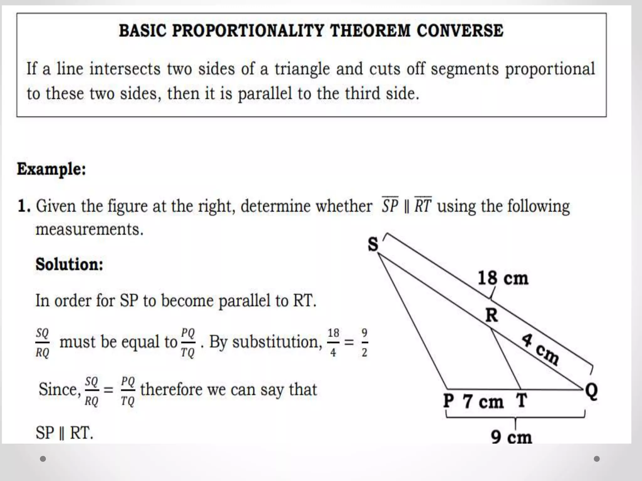 PROPORTIONALITY THEOREM.pptx | Sailing | Sports