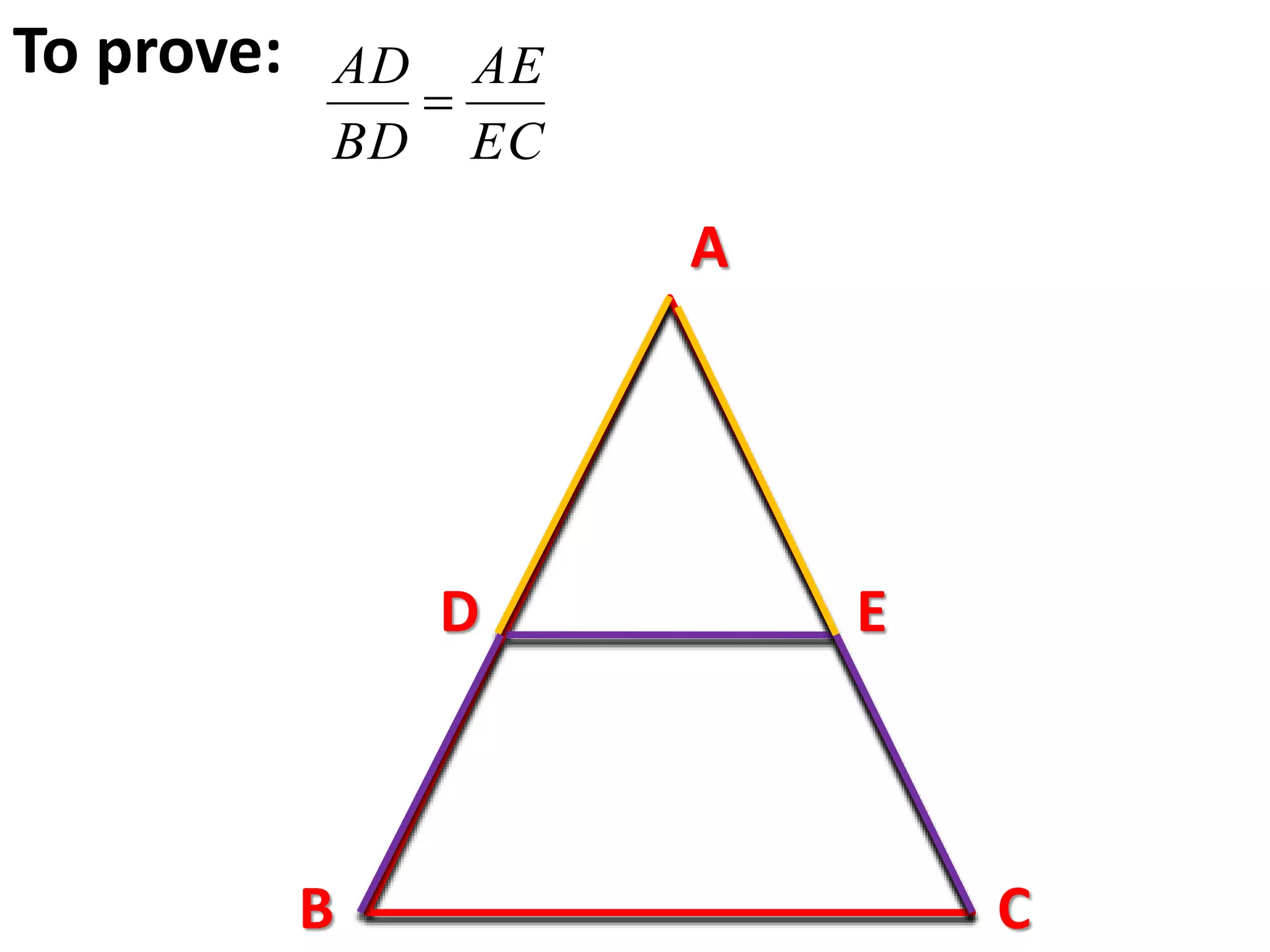 Proportionality theorem and its converse | PPTX