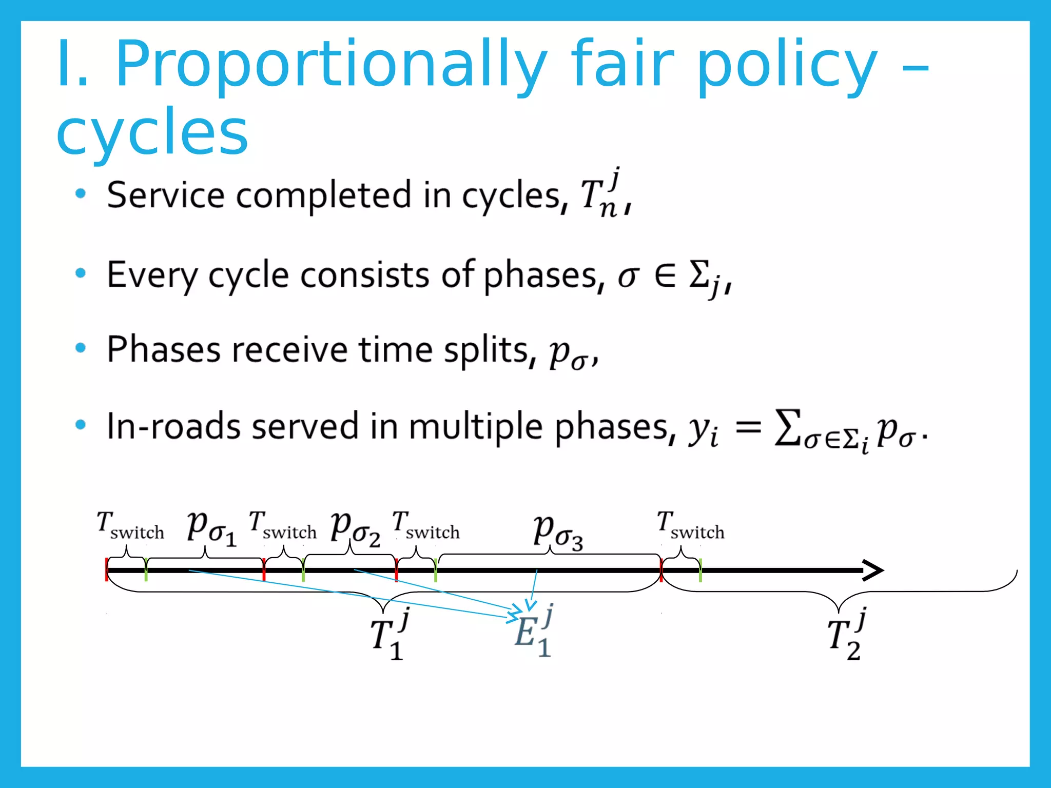 Proportionally fair scheduling for traffic light networks | PPT