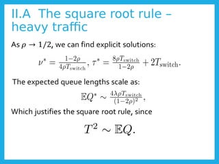 Proportionally fair scheduling for traffic light networks | PPT