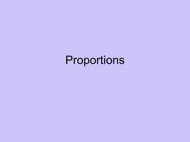 Proportional shapes | PPT