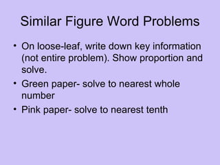 Proportional shapes | PPT