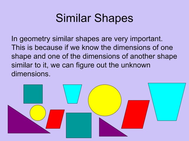Proportional shapes | PPT